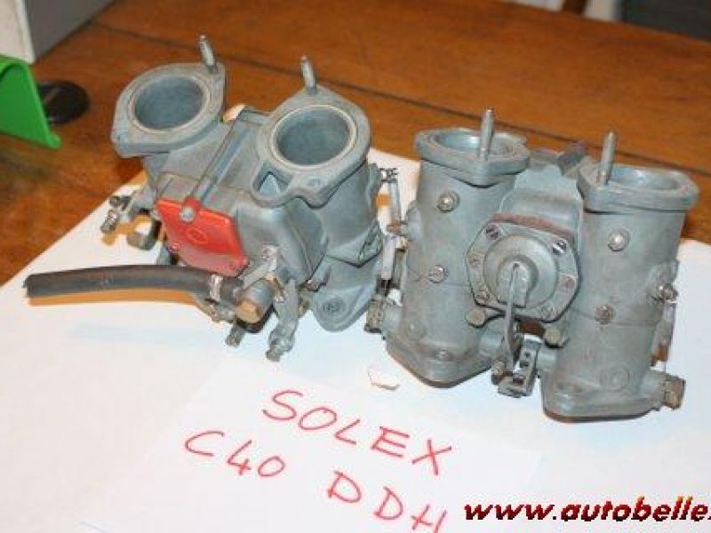 Vendo VENDO COPPIA CARBURATORI SOLEX C 40 DDH