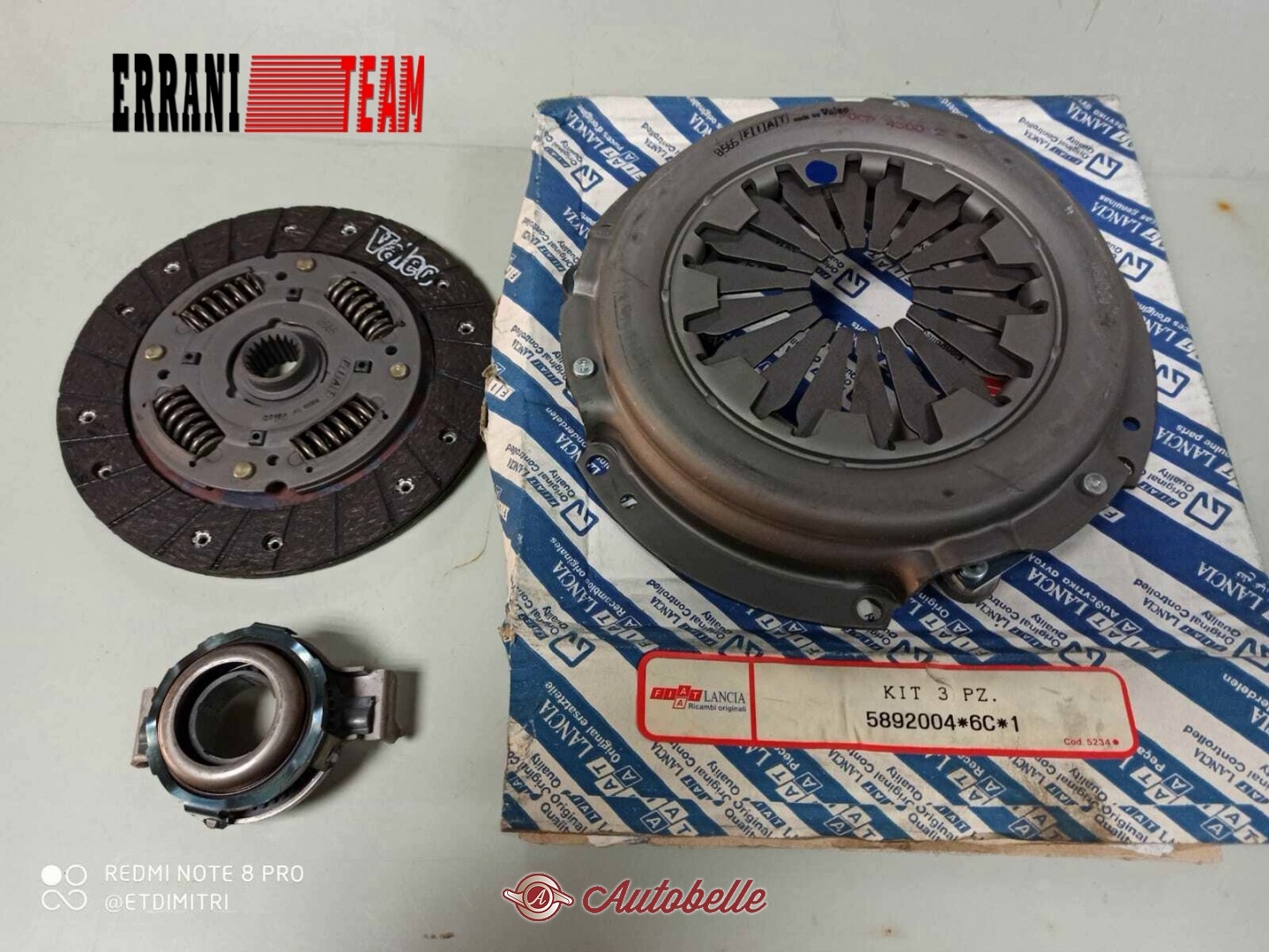 Vendo Kit Frizione originale Lancia Fiat 5892004 6C Original clutch kit