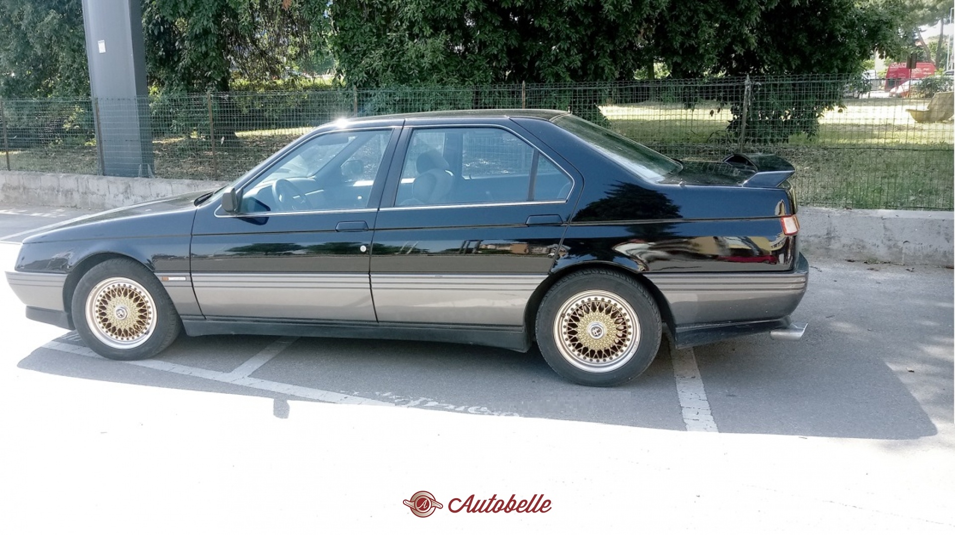 Vendo Alfa Romeo 164 TURBO Nera Anno 1990 auto storica d'Epoca Spoiler ...