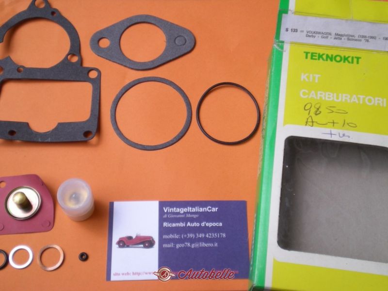 Vendo kit carburatore volkswagen Maggiolino 1200 1300 1303 Derby Golf ...